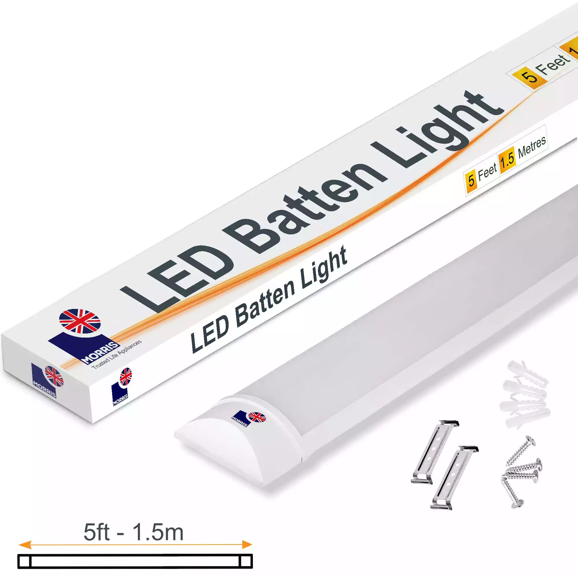 Morris 5ft Kitchen Light 5 ft LED Lights MorrisDirect Morris Direct