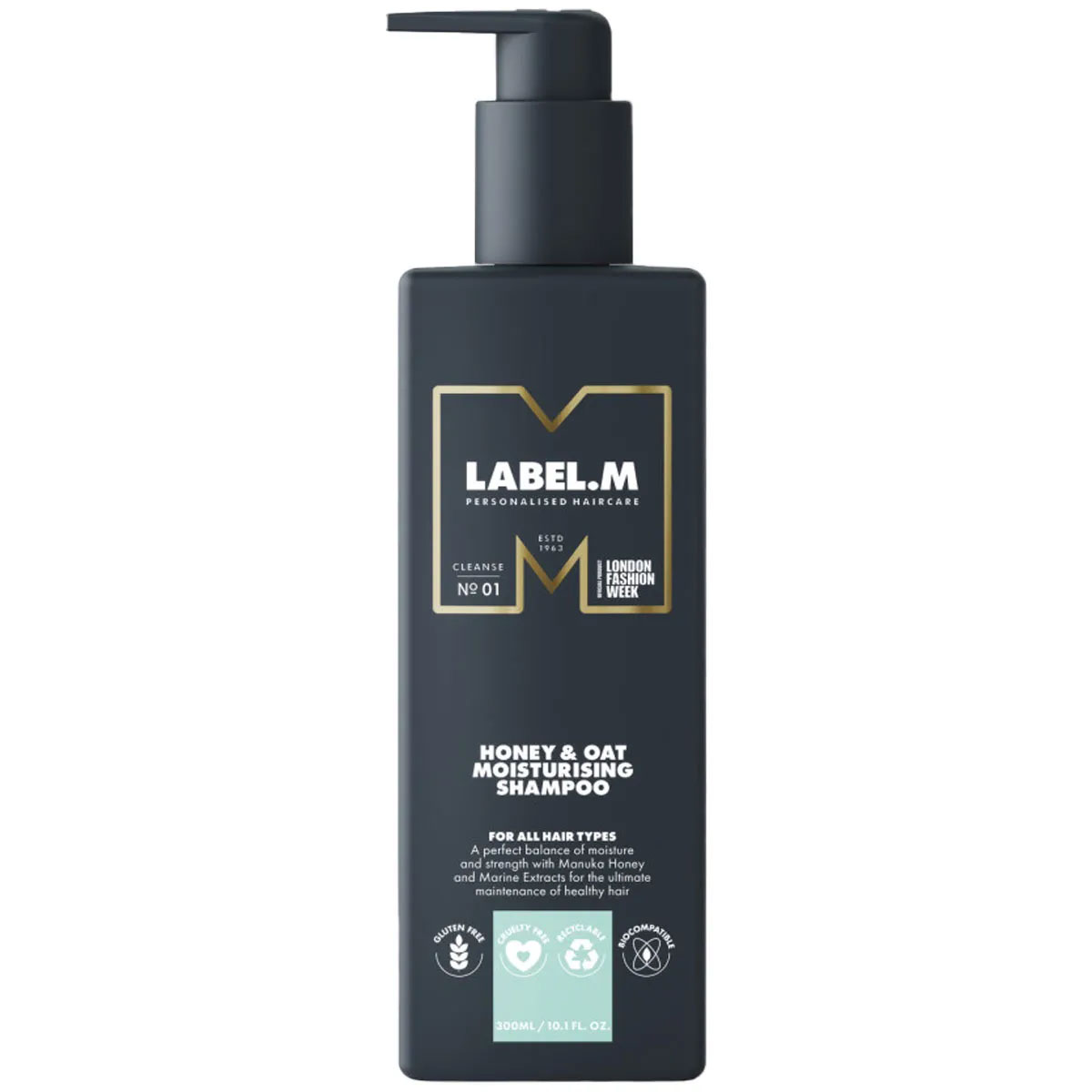 Label.m Honey & Oat Moisturising Shampoo - morgen in huis