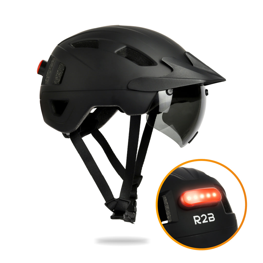 Ilm Helmet Hailong Bike Helmet With Built-in LED Light - USB ...